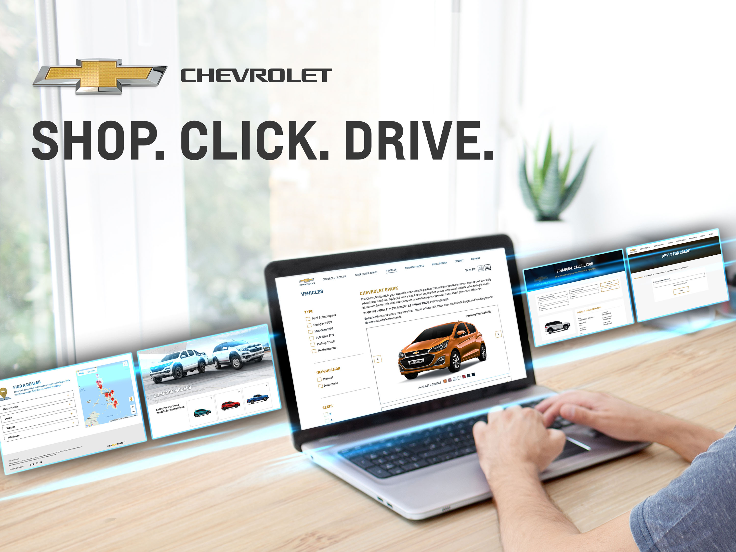 Chevrolet PH Launches Shop. Click. Drive. Online Car Shopping Platform
