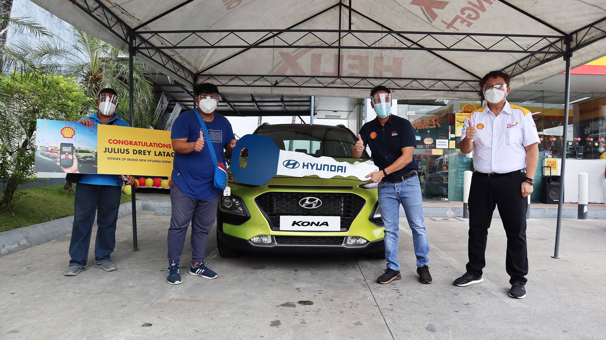 First-Time Car Owner Wins A Hyundai Kona From Shell's Raffle Promo