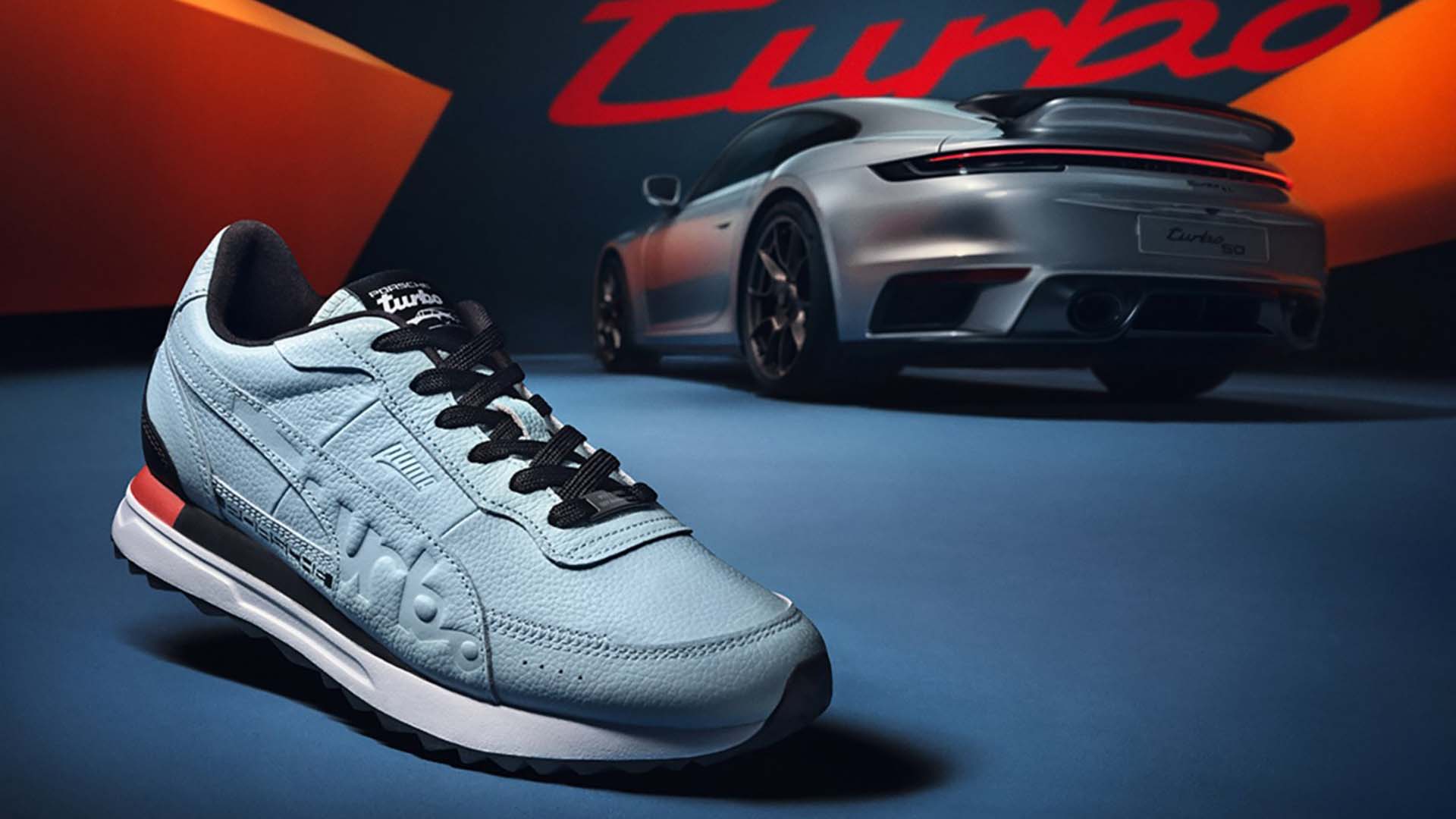 These PUMA Shoes Celebate 50 Years Of The Porsche 911 Turbo - Go Flat ...